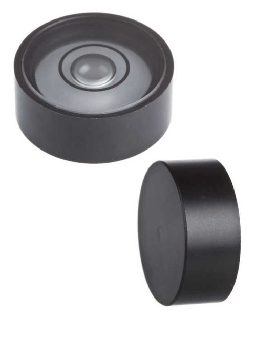 Circular levels / Bullseye levels / Bubble Levels - Stahl-Libellen